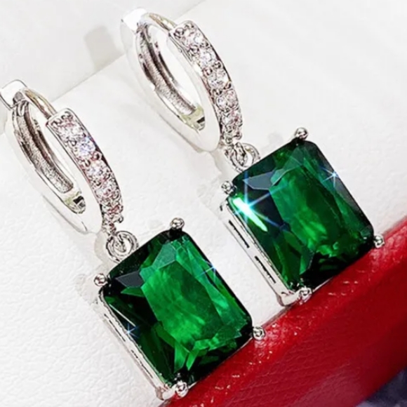 rushing Chrome Sterling | Jewelry | Sterling Russian Chrome Hoop Dangle ...